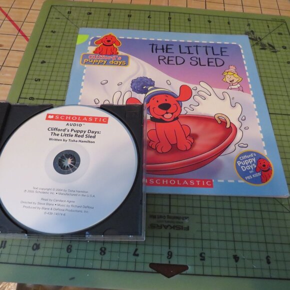 Scholastic | Toys | Clifford The Big Red Dog The Little Red Sled Book ...